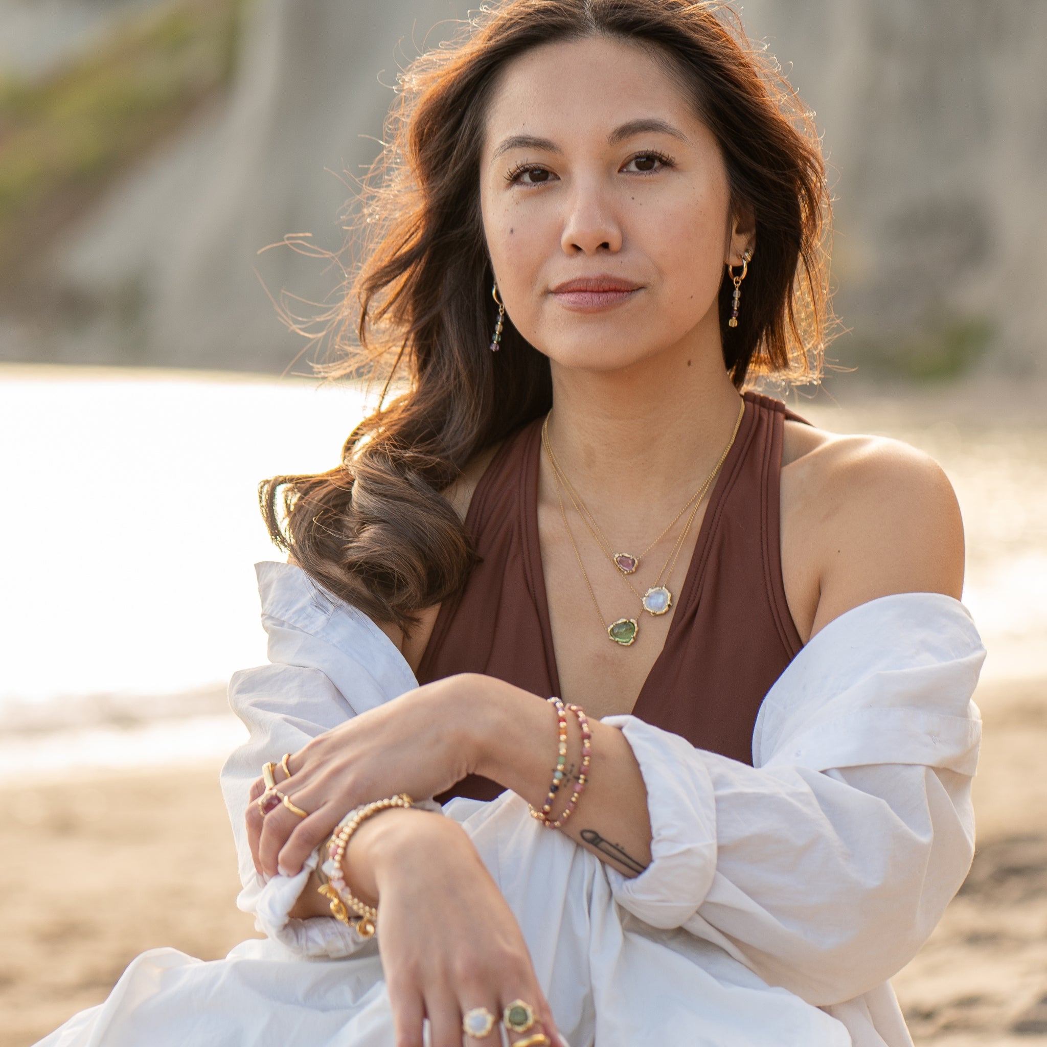 Blooming lotus jewelry store