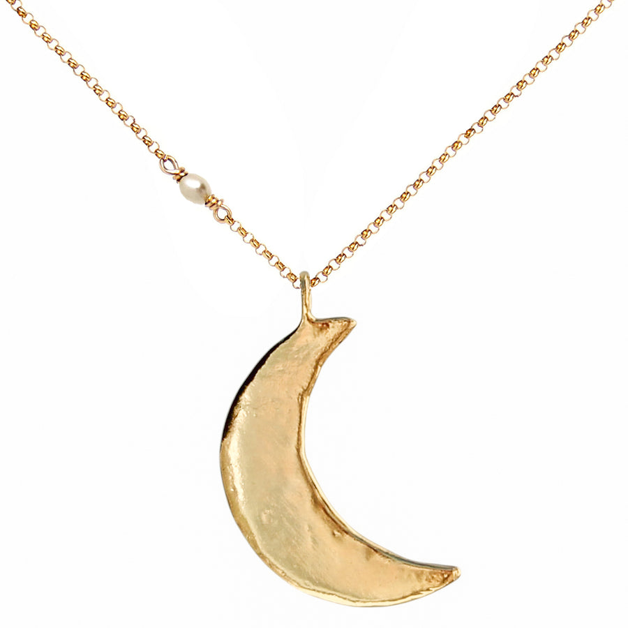 Moon Jewelry | Luna Crescent Moon | Blooming Lotus Jewelry